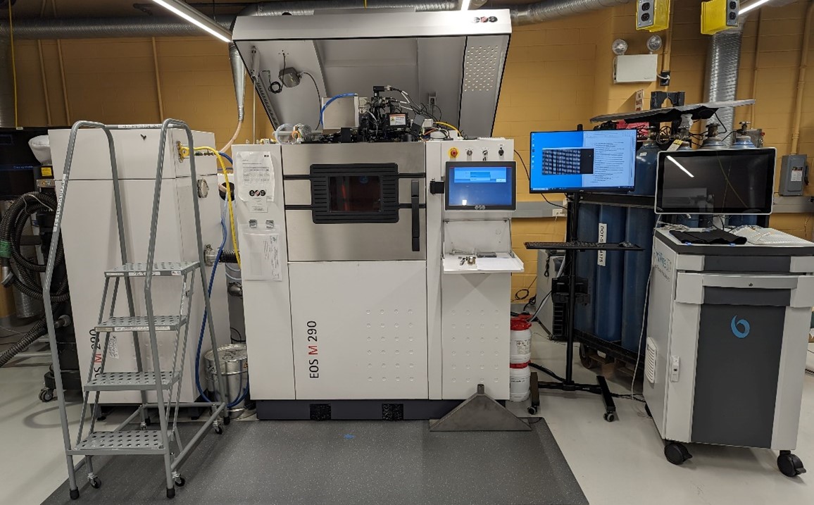400-watt industrial laser-based, powder bed fusion (LB-PBF) system